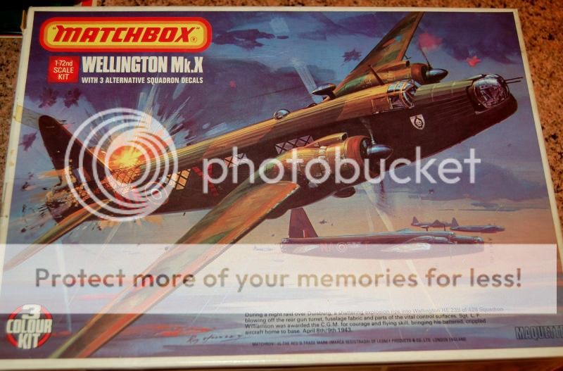 Matchbox 1/72 Wellington. Nice relaxing oob build - Work in Progress ...