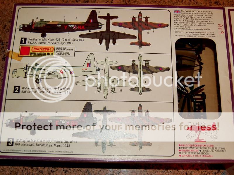 Matchbox 1/72 Wellington. Nice relaxing oob build - Work in Progress ...