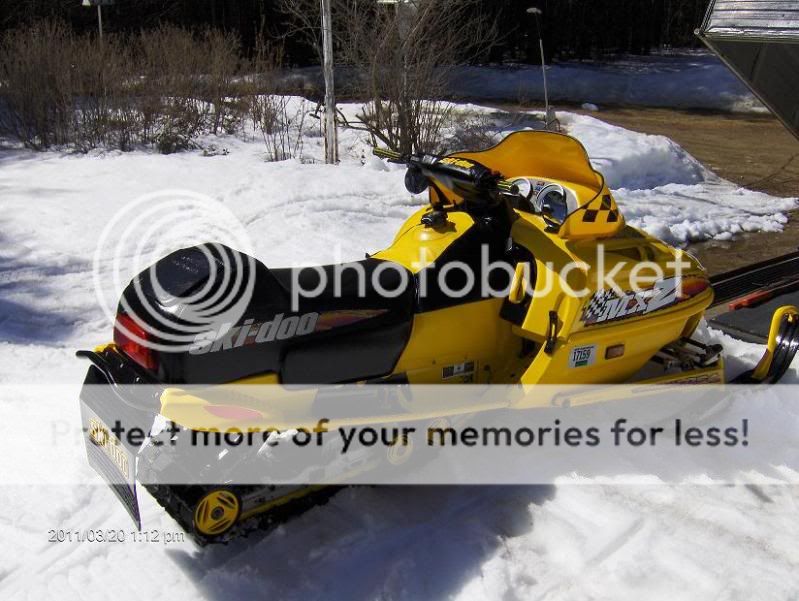 One CLEAN 1998 MXZ 583 S Chassis, fully accessorized | Ski-Doo ...