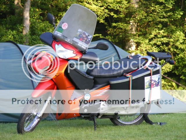 Innova rear rack and pannier rack. - C90Club.co.uk