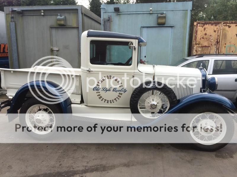 30/31 ford model a pickup cab/body panels